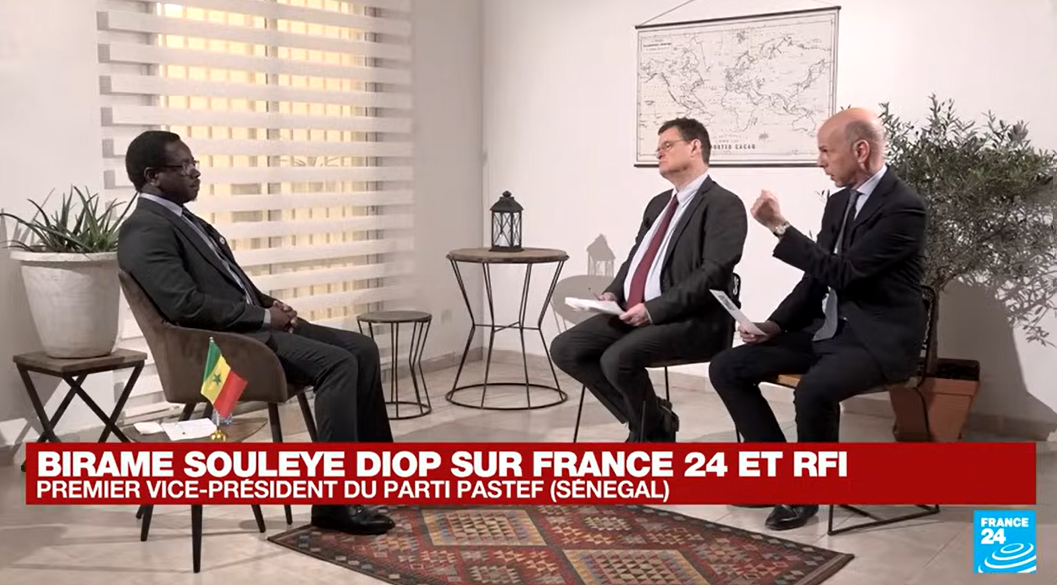 Birame Souleye Diop invité France24 et RFI : Le Pastef est sûr de gagner la présidentielle au ...